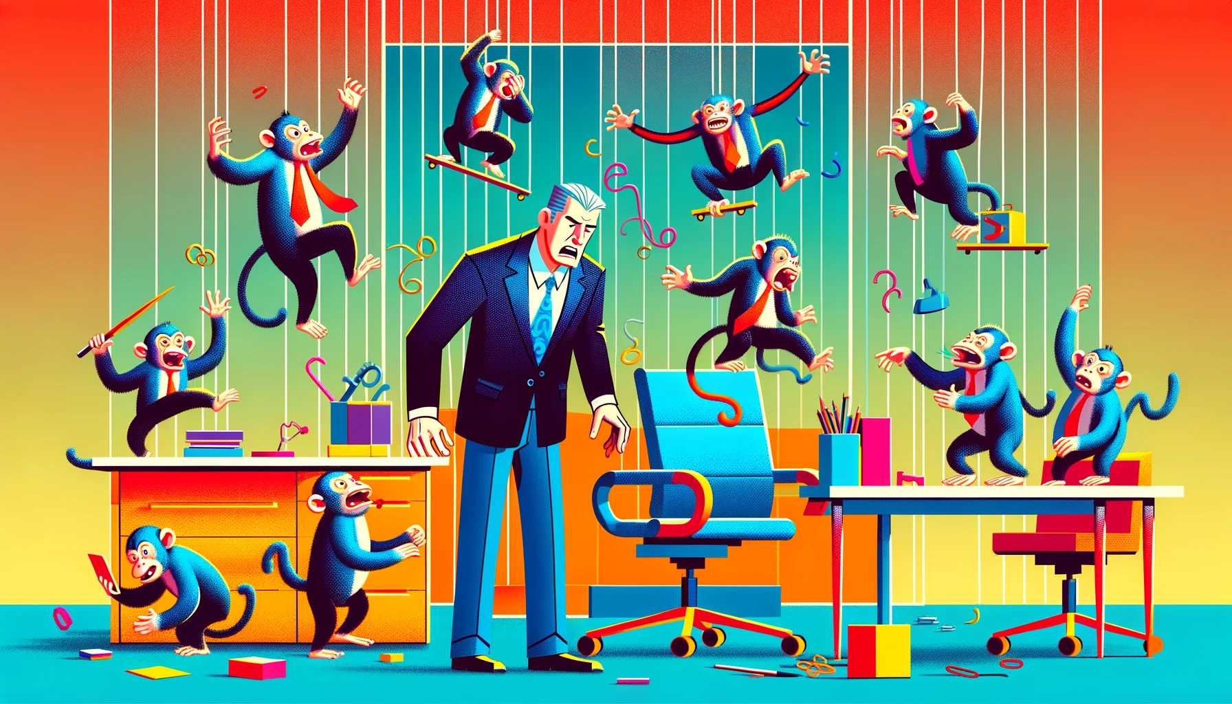 Affen-Management: Delegieren